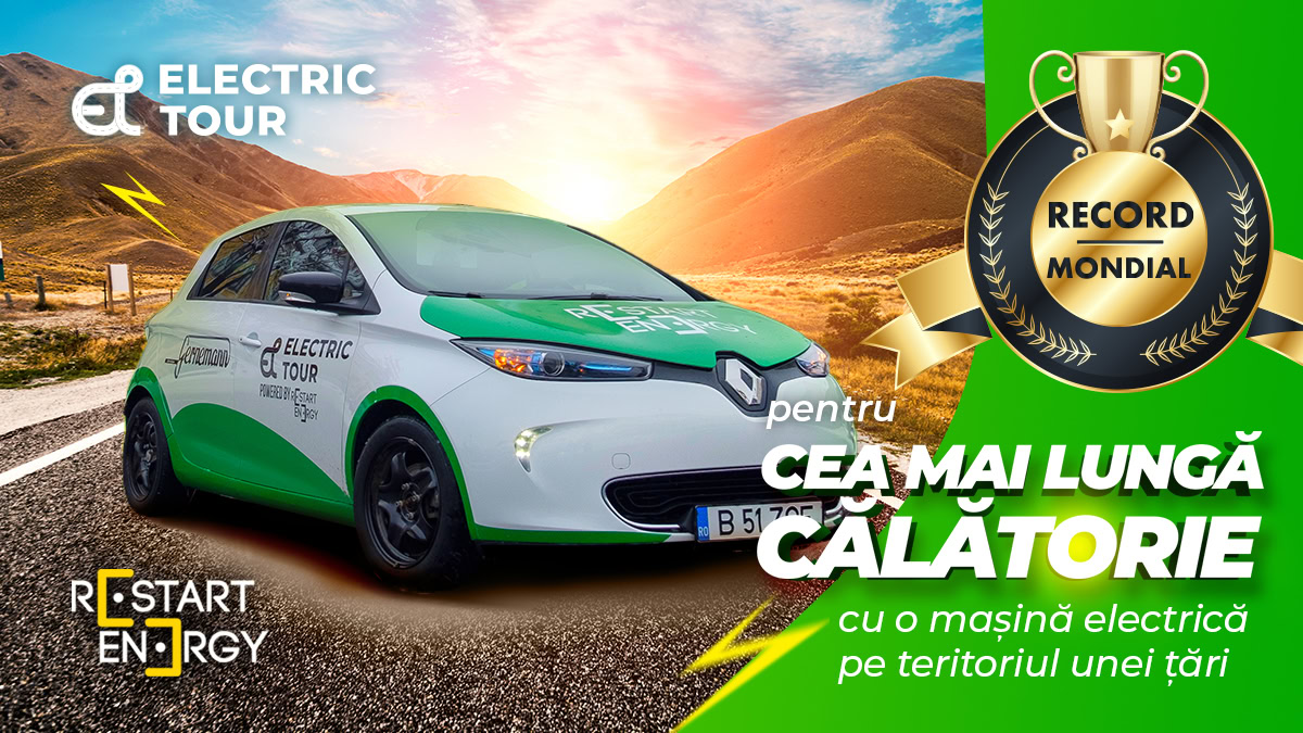 Electric Tour - Recordul pentru cea mai lungă cursă cu o mașină electrică